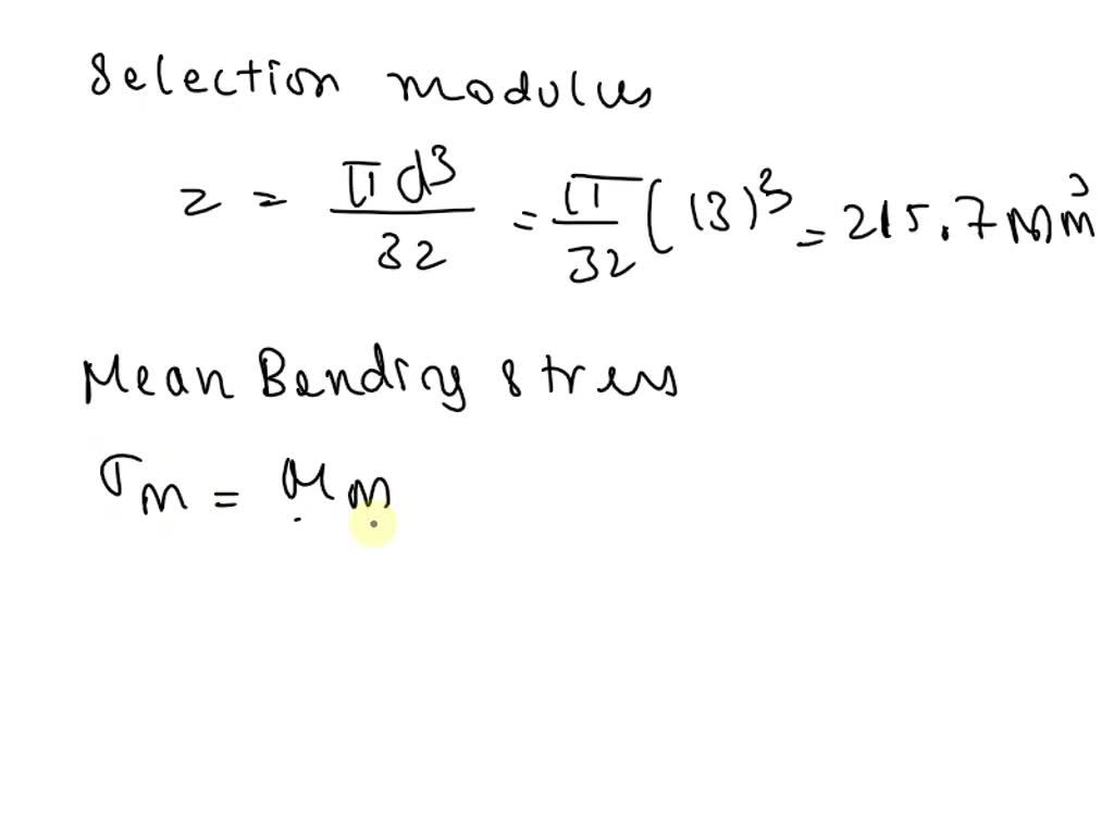 SOLVED: A cantilever beam made of cold-drawn carbon steel of circular ...