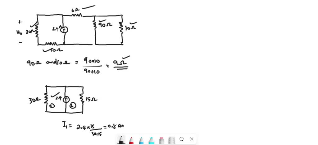 SOLVED: 2.24 For the circuit shown in Fig. P2.24, find (a) R and PSPICE (b) the power supplied ...