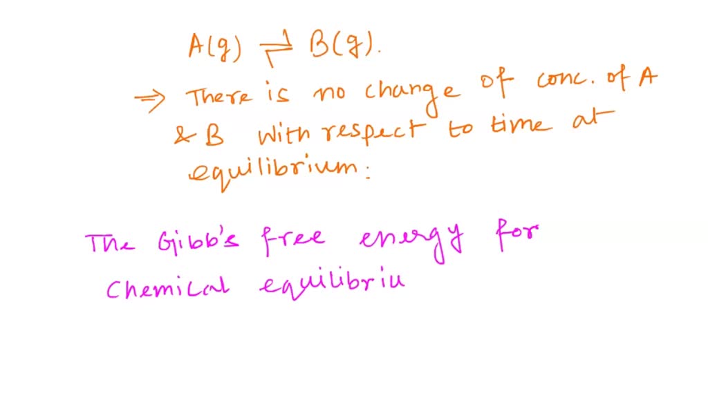 SOLVED: Consider a chemical reaction Alg) = Blg) determine the value of ...