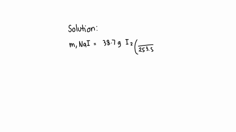 2nai cl2 i2 2nacl how many grams of sodium iodide nai must be used to ...