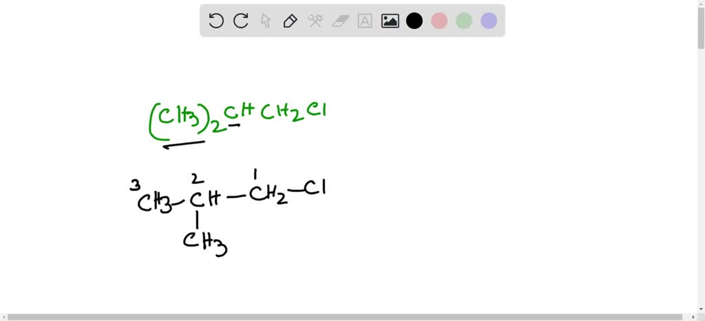 (a) (CH3)2CHCH2Cl 1. give the IUPAC name.