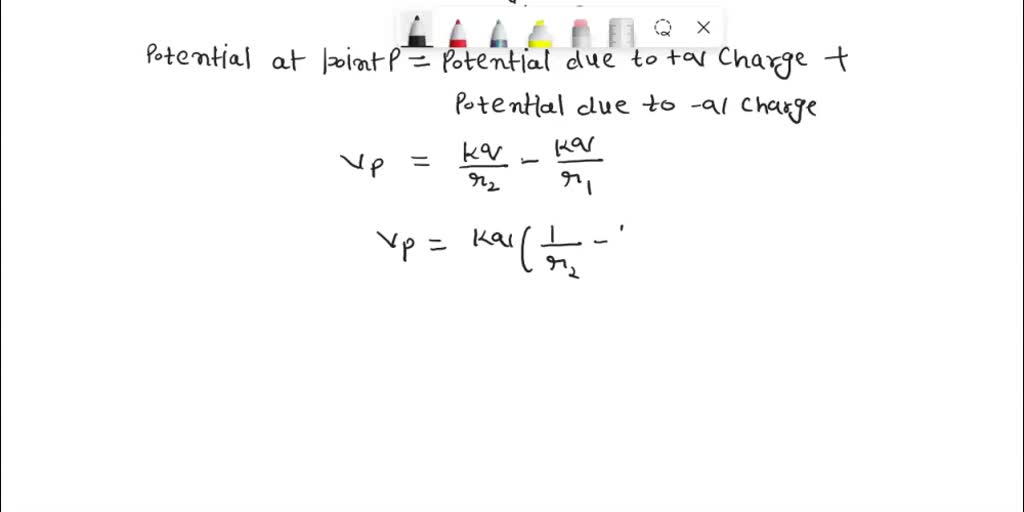 SOLVED: Q.3 (a) A physical electric dipole consists of two equal and ...