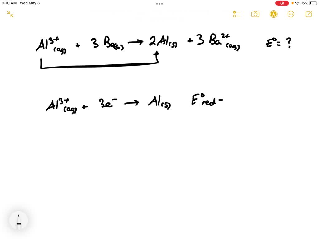 SOLVED: Calculate the standard emf for a cell that employs the ...