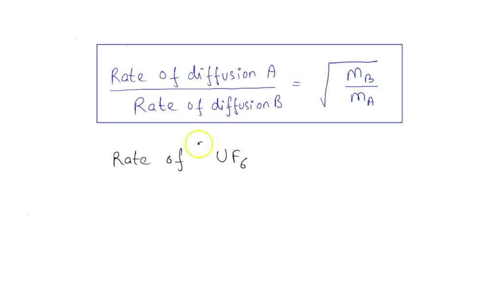 SOLVED: Uranium hexafluoride, UF6, is an important compound used in the ...