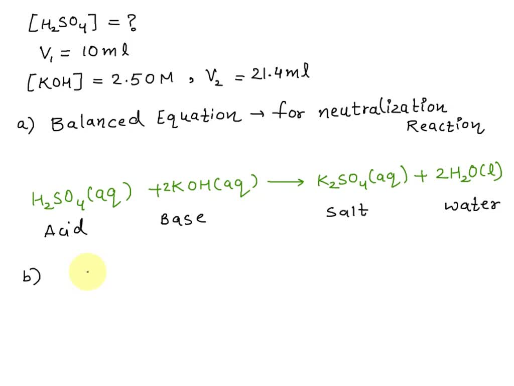 A solution of H2SO4 (sulfuric acid) has a pH of 1.2. What is the ...