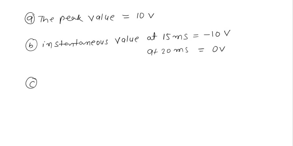 SOLVED: "PROBLEMS SECTION 13,2 Sinusoidal ac Voltage Characteristics ...