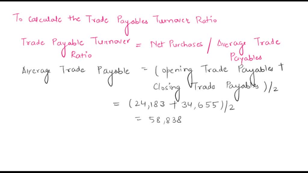 SOLVED: Winn Ltd has opening trade payables of 24,183 and closing trade ...