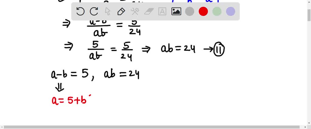 SOLVED: The difference between two positive integers is 5 and the difference between their ...