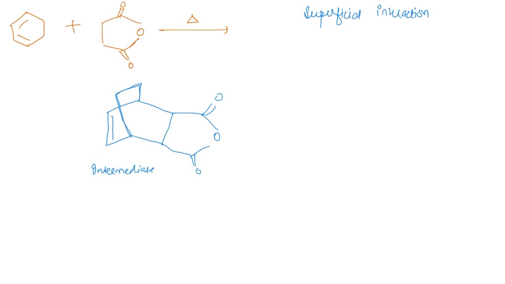 SOLVED: For the Diels-Alder reaction, the product's skeletal structure ...