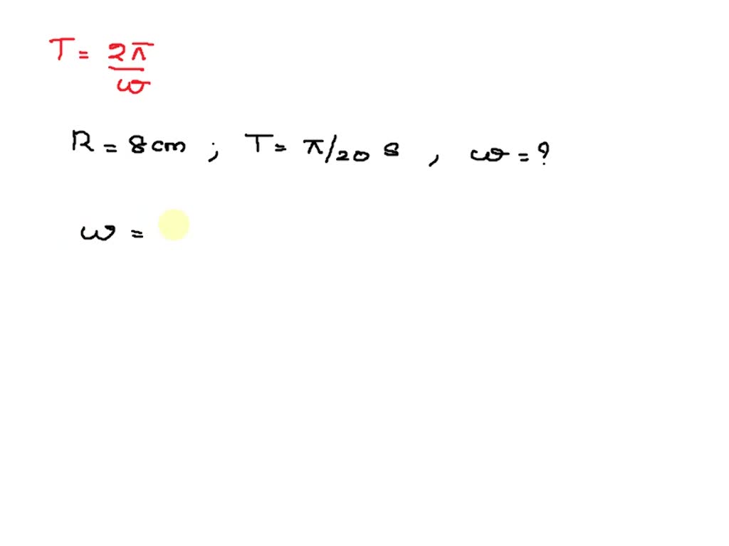SOLVED: A particle moves uniformly around the circumference of a circle whose radius is 8.0 cm ...