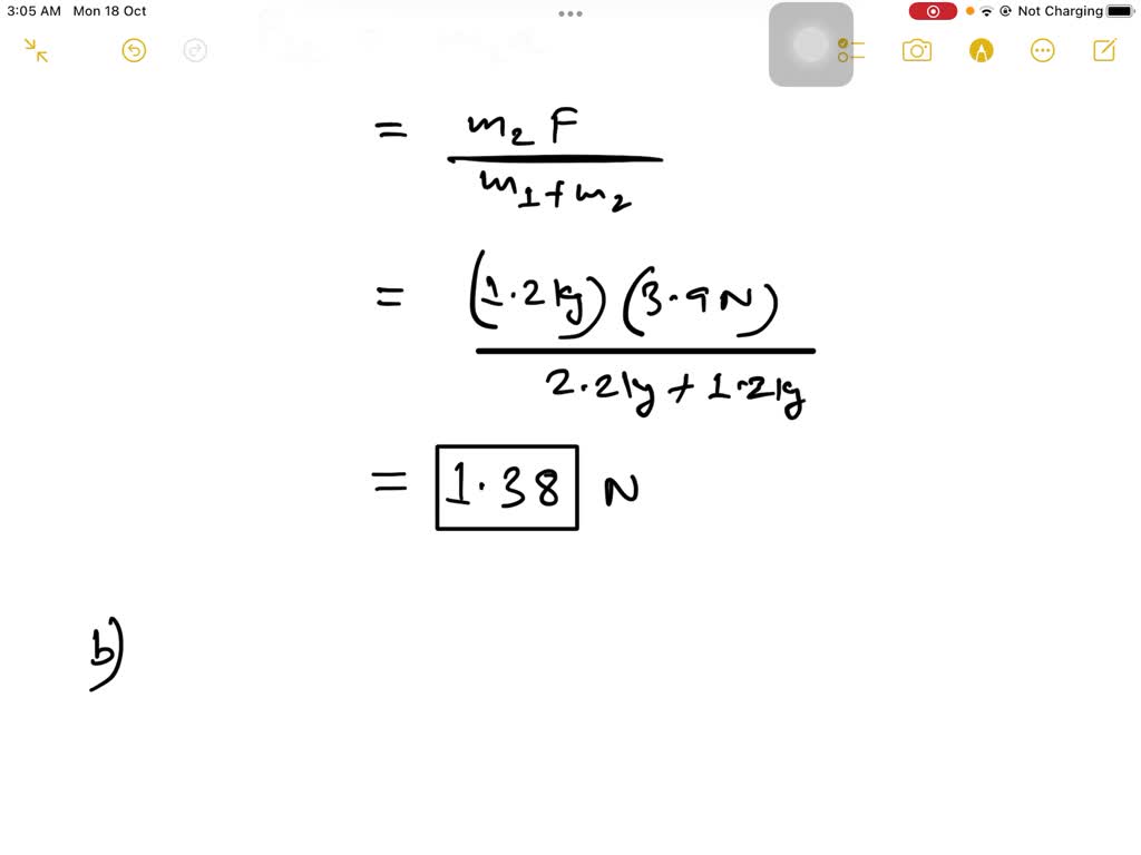 SOLVED: Two blocks are in contact on frictionless table horizontal force is applied to the ...