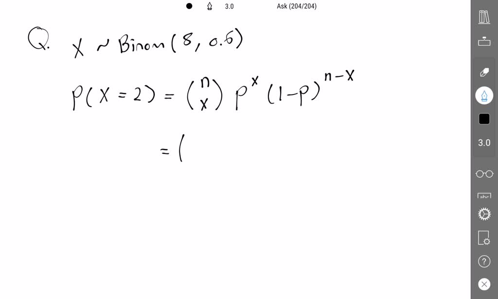 SOLVED: Assume that procedure yields binomial distribution with n = 8 ...