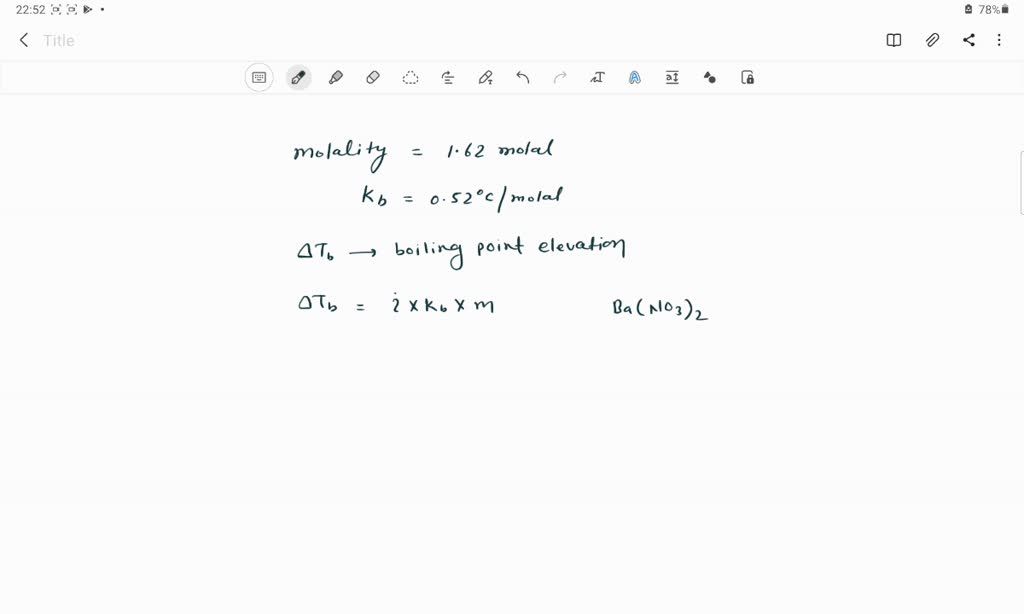 SOLVED: From your predicted value of the van't Hoff factor, calculate ...