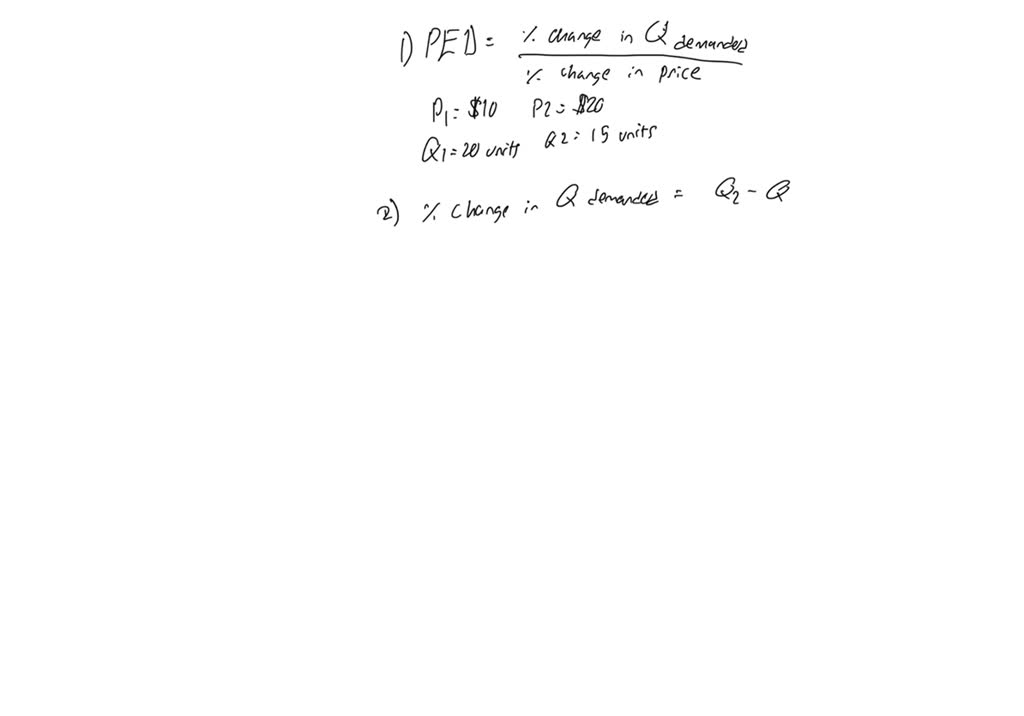 SOLVED: The prices and quantities demanded of a commodity are given ...