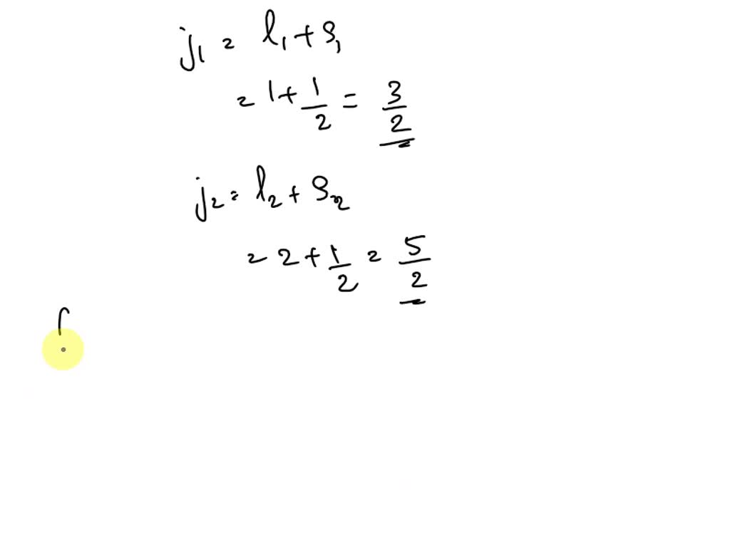 Solved Consider Two Electrons In An Atom With Orbital Quantum Numbers