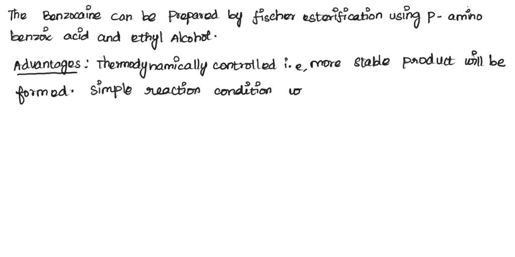 SOLVED: Fischer esterification can utilize sulfuric as a catalyst. What ...