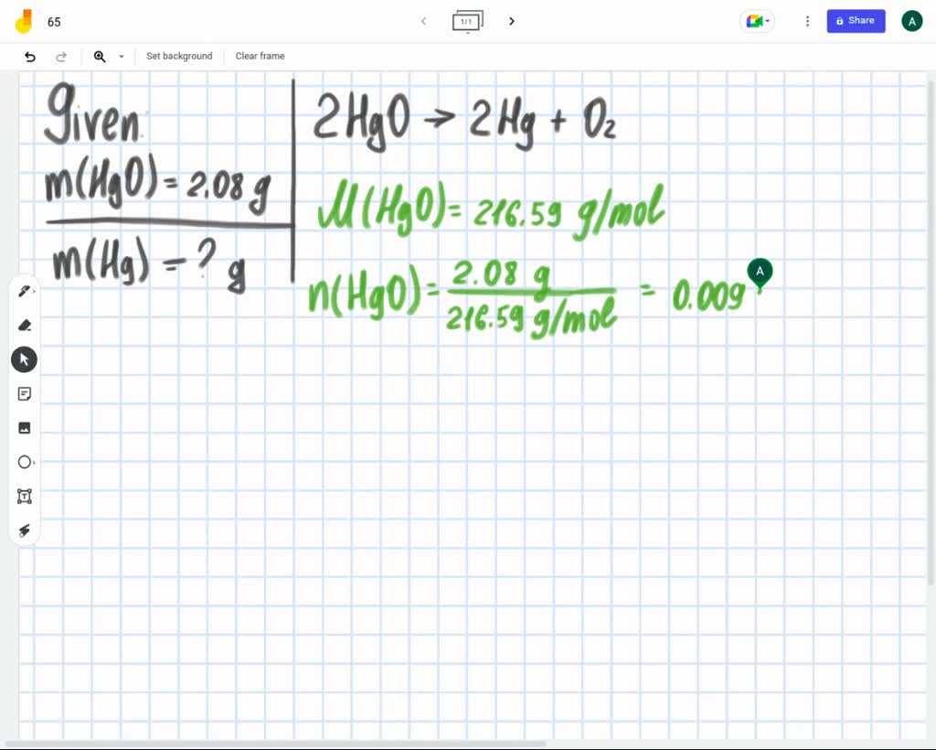 SOLVED: When the reddish-brown mercury(II) oxide (HgO) is heated, it ...