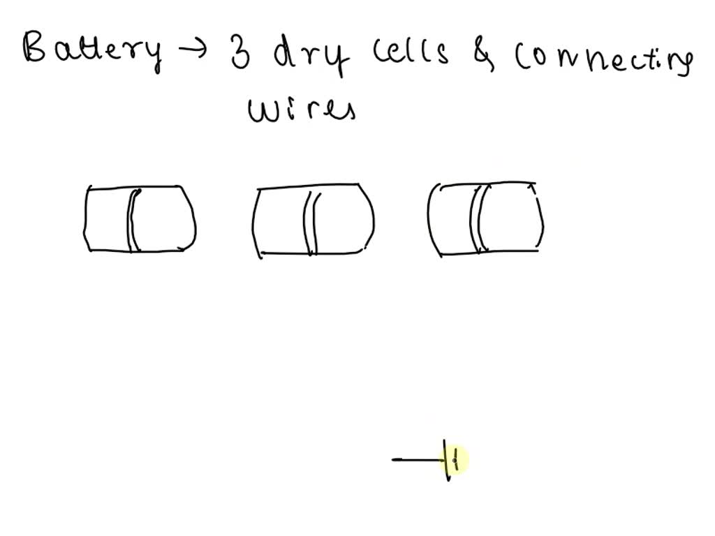 SOLVED: A battery is to be formed by joining 3 dry cells. Connect the ...