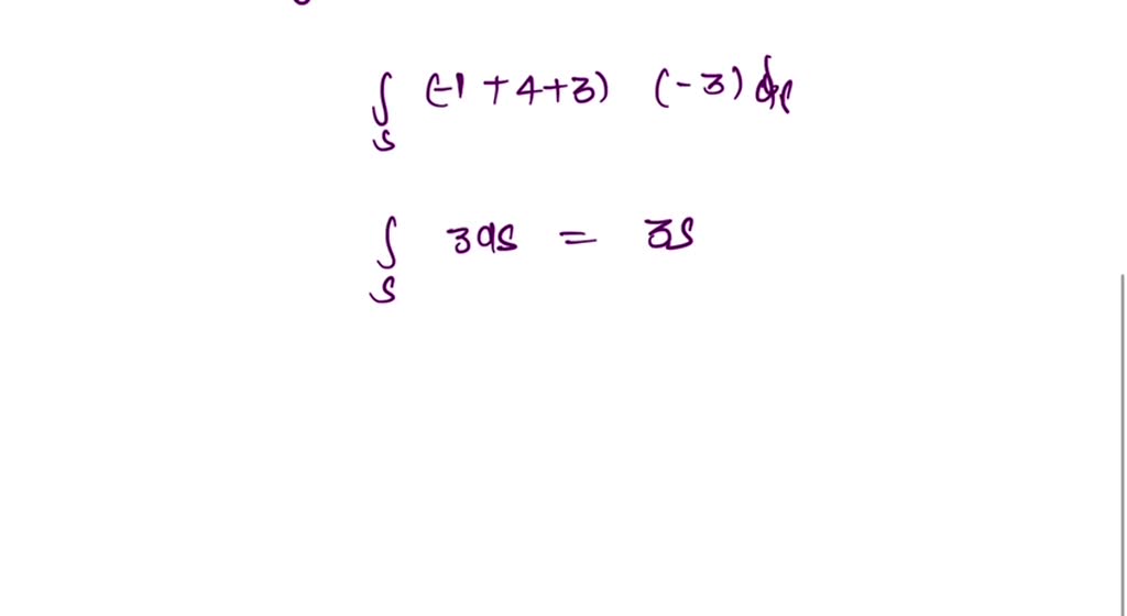 SOLVED: Calculate the surface integral 1 (Fon) dS, where (a) F=-i+2j+3k ...