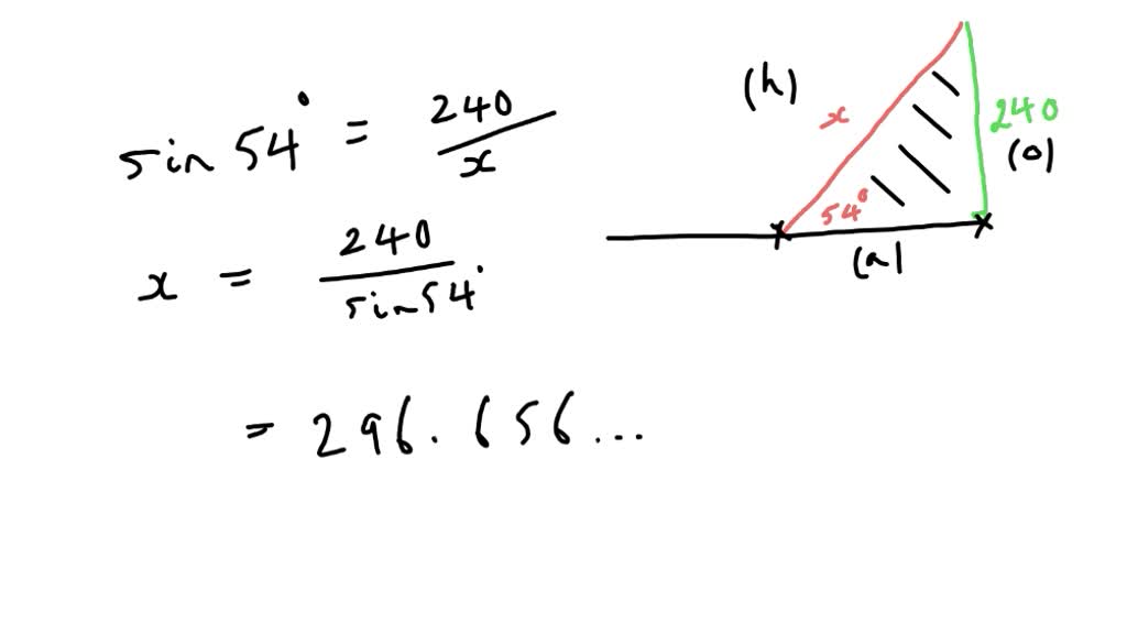 'The top of a 240 foot vertical tower is to be anchored by cables that ...