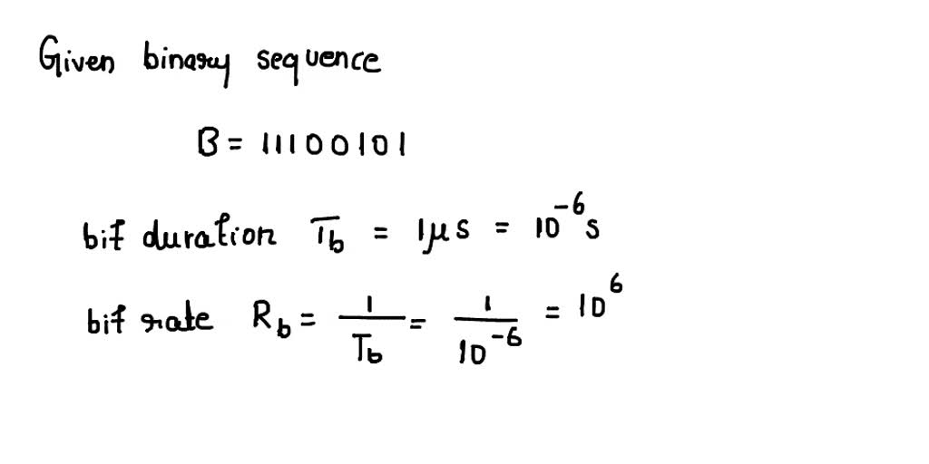 Draw The Waveform For The Binary Sequence 101100 Using Qpsk It Has A