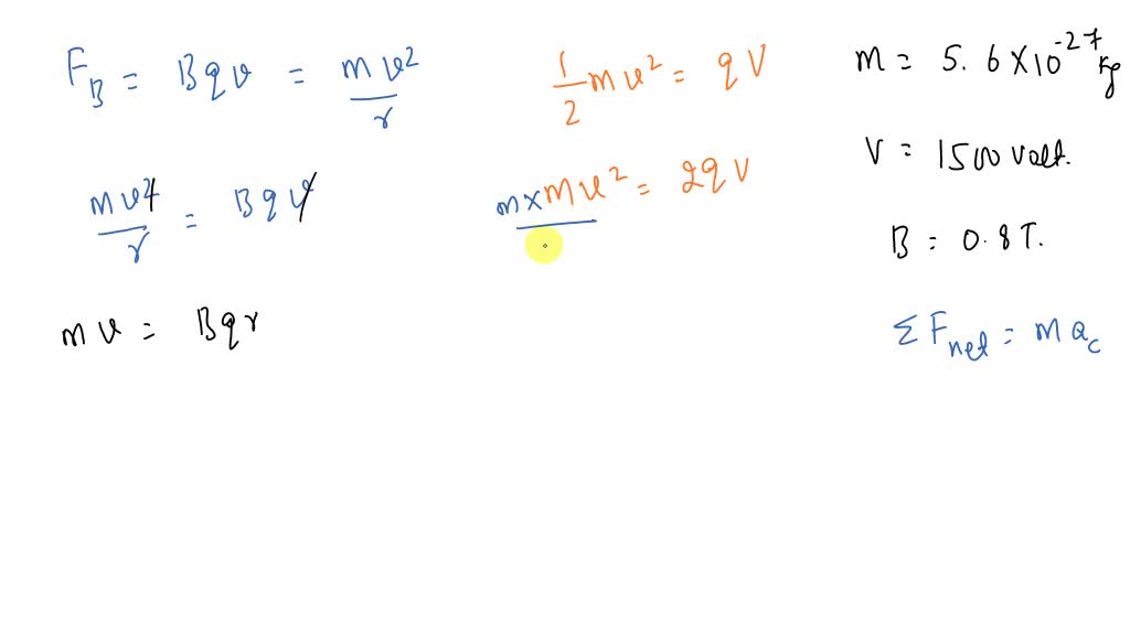 SOLVED: A doubly charged helium atom whose mass is 5.6x10^-27 kg is ... SOLVED: A doubly charged helium atom whose mass is 5.6x10^-27 kg is ...