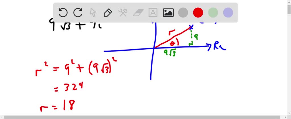 SOLVED: Plot a complex number in the complex plane and write it in polar form. Express the ...
