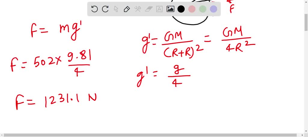 SOLVED: (a) Calculate the magnitude of the gravitational force exerted on a 433-kg satellite ...