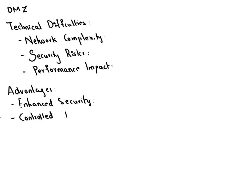 SOLVED: 1. How can the implementation of a demilitarized zone (DMZ ...