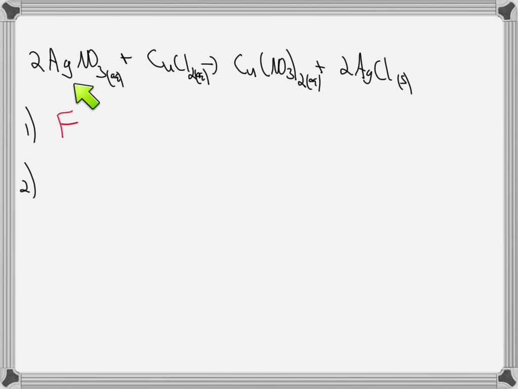 SOLVED: Which of the following statements about this balanced chemical ...