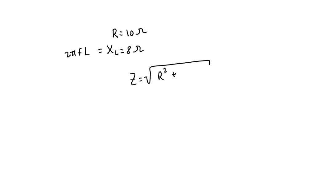 Solved A Parallel Rl Circuit Contains A Total Resistance Of 10 Ω And An Inductor With An