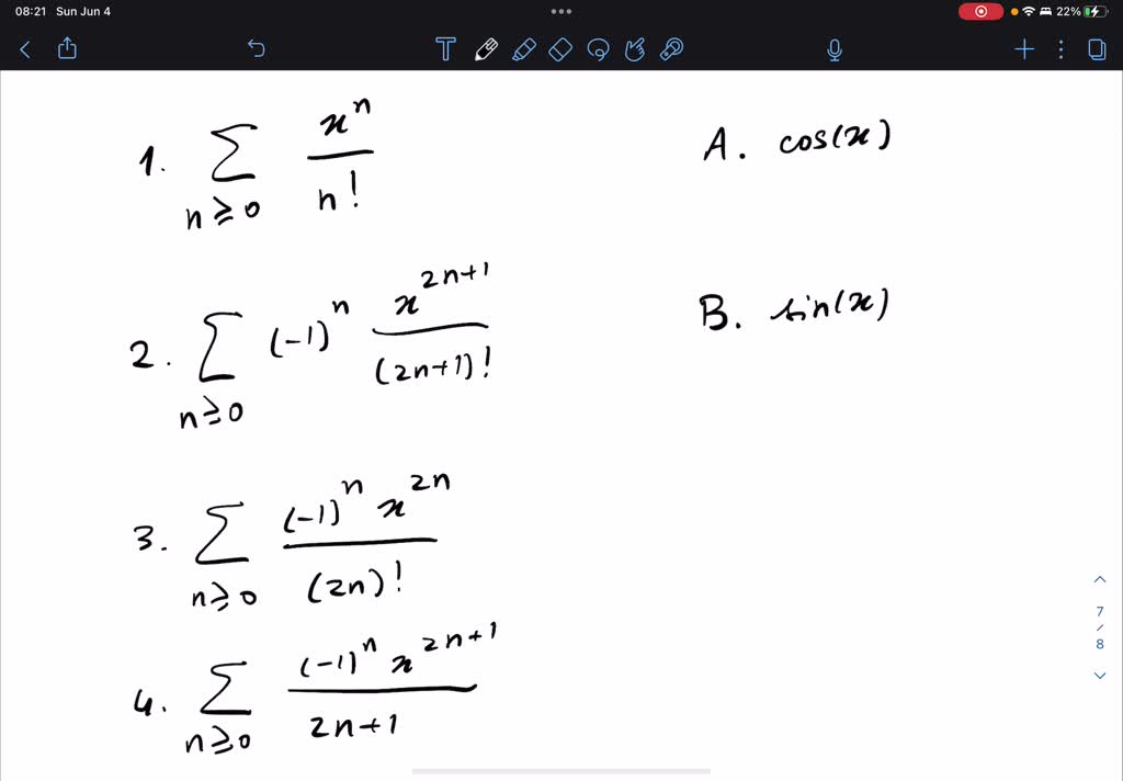 Solved [5 Points Each] Determine Whether The Sum N 0 Infty 3n[5 Points Each] For Each Of