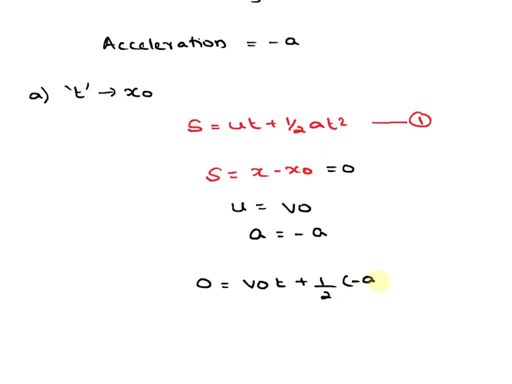 SOLVED: A particle is moving along the positive x-axis and slowing down, reverses direction; and ...
