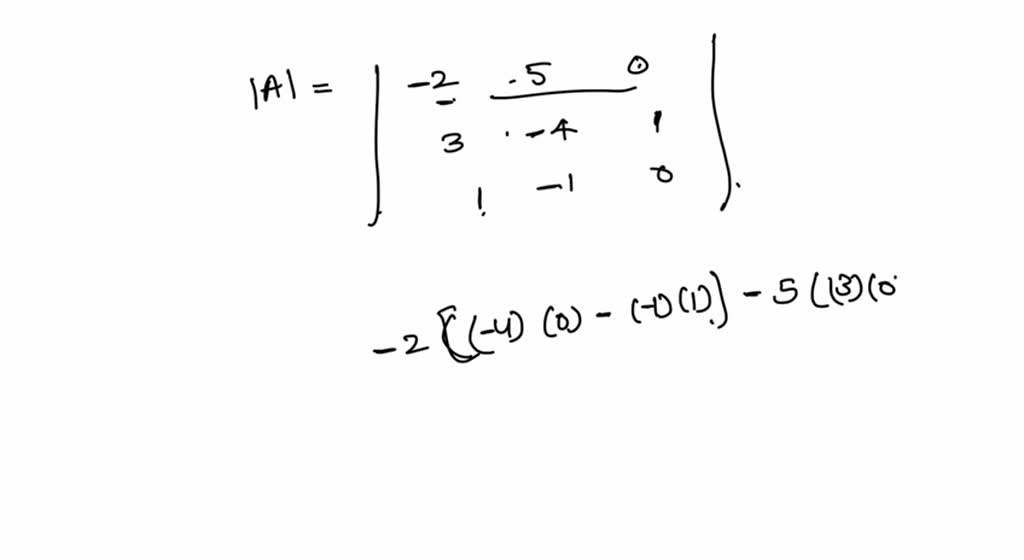SOLVED: A) Define the words submartix and minor, and use theses to ...