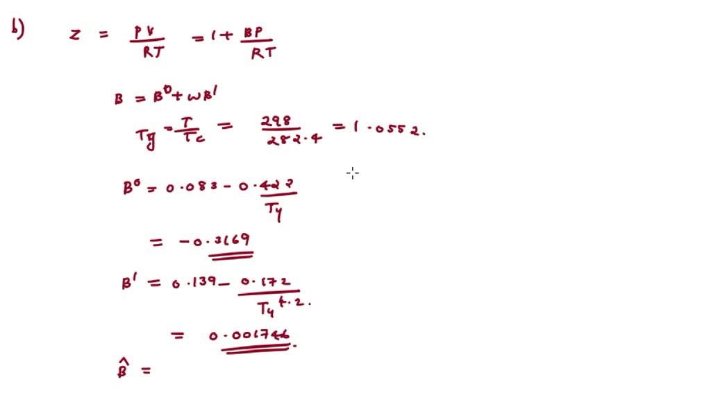 SOLVED: Calculate Z and V for ethylene at 25Â°C and 12 bar by the ...