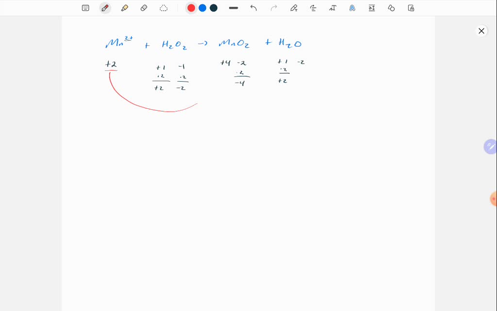 SOLVED: . Explain why the following reaction is a REDOX reaction Mn2 ...