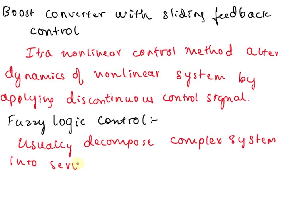 SOLVED: Design a PID controller for a Buck-Boost Converter. Plan a ...