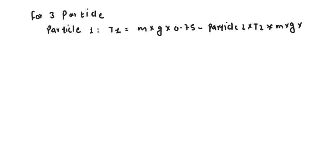 SOLVED: Consider the figure above consisting of three particles of mass ...