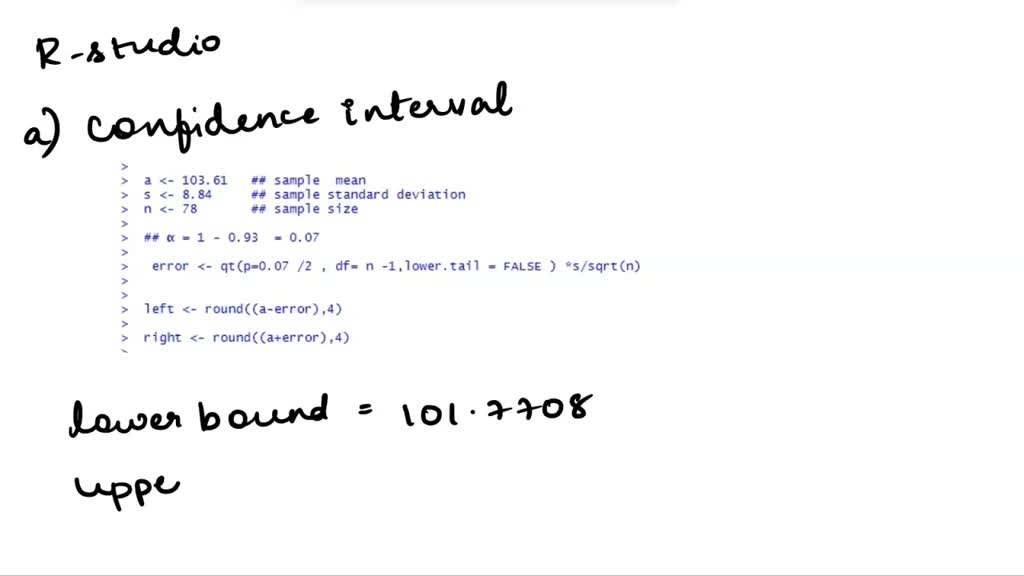 SOLVED: point) A random sample of n = 78 is taken from population of ...