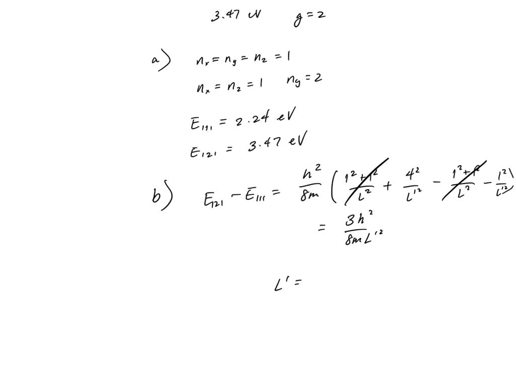 Solved 5 A Rectangular Shaped Quantum Dot Qd Has Dimensions B