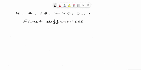 The p^th term of the first differences of a quadratic...