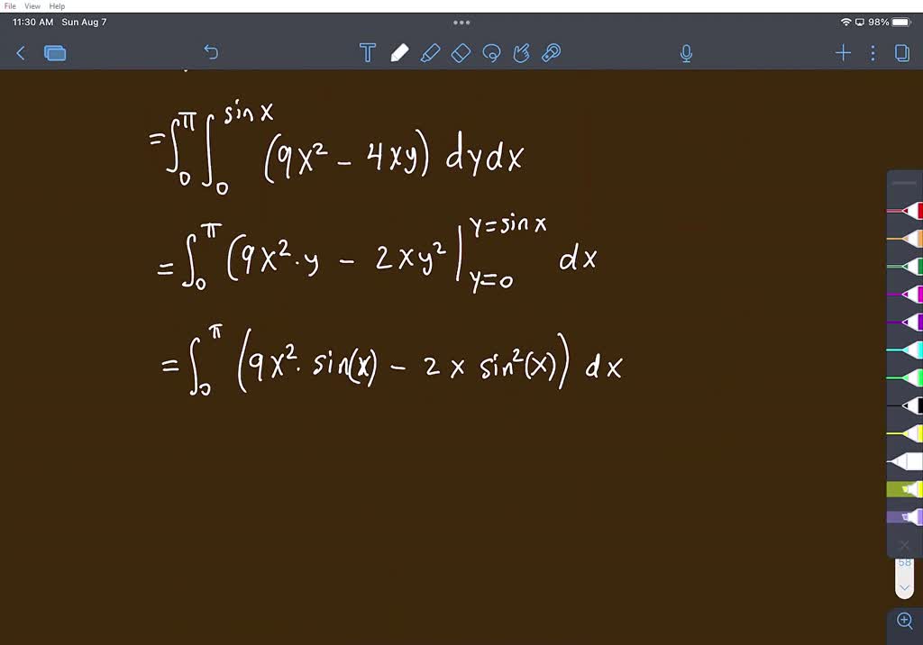 SOLVED: Use Green's Theorem to evaluate the following line integral ...
