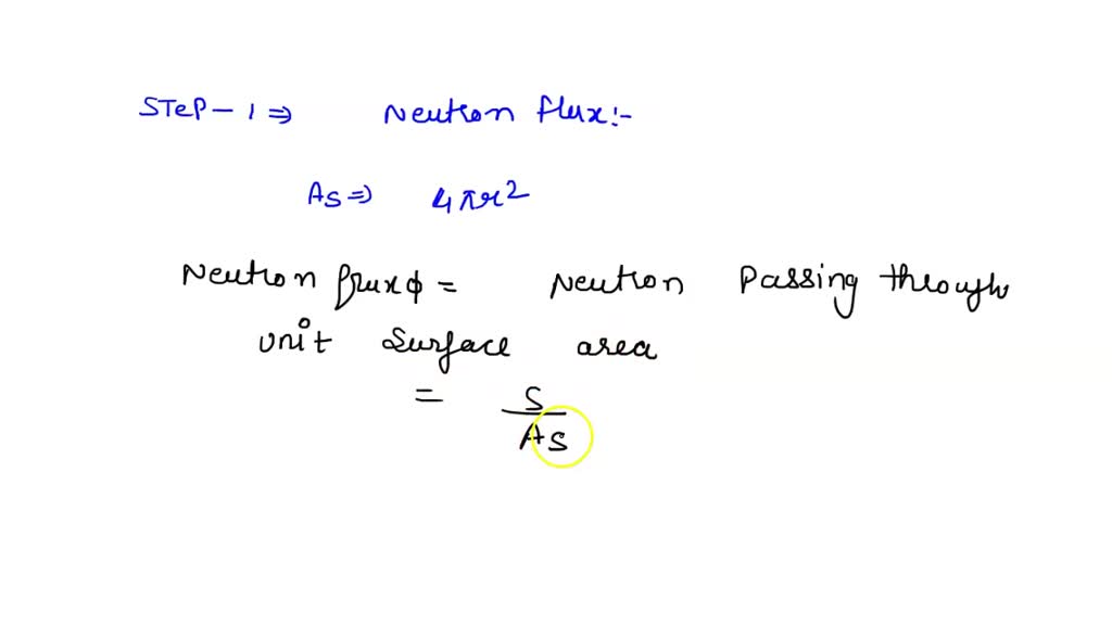 SOLVED: A point source emits S neutrons/sec isotropically in an infinite vacuum. a) Determine ...