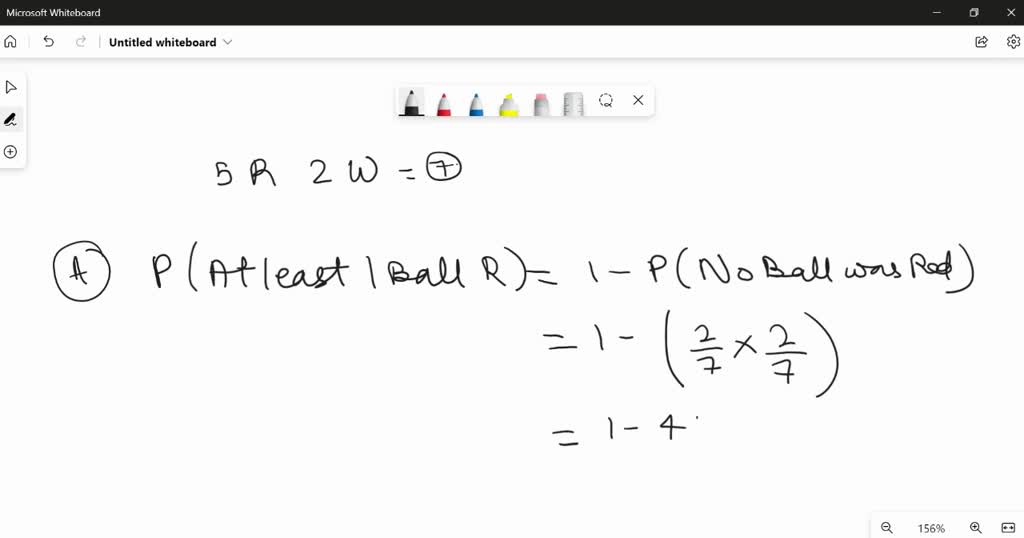 SOLVED: wo balls are drawn in succession out of a box containing red ...