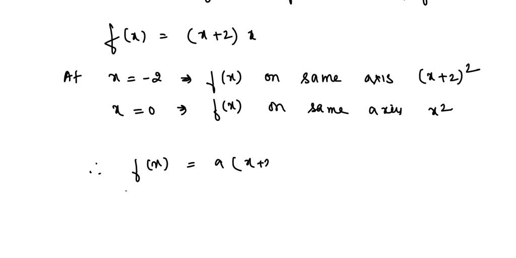 SOLVED: Determine an equation for the graph of the polynomial function ...