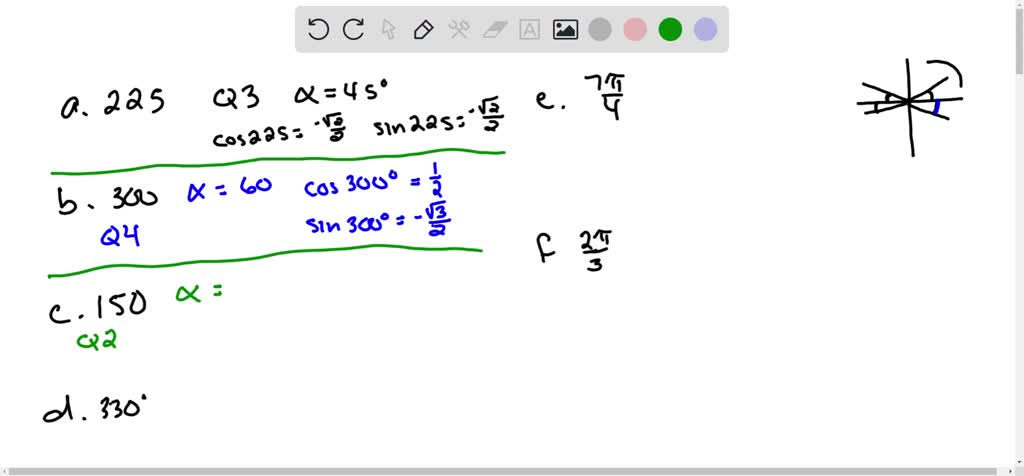 SOLVED: Question 3: (3 points) and the sine and cosine of 315 angle the ...