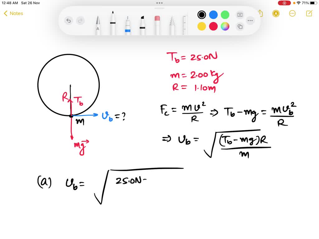 SOLVED: A bucket of mass 2.00 kg is whirled in a vertical circle of radius 1.10 m. At the lowest ...