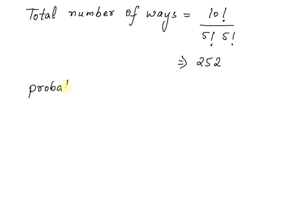 SOLVED: A number is chosen at random between 0 and 1. What is the probability that exactly 5 of ...