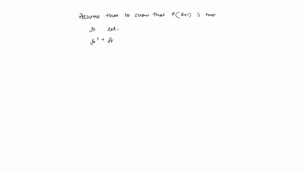 Solved In Exercises 12 19 Fn Is The Nth Fibonacci Number Prove That F3 F2 Fr √