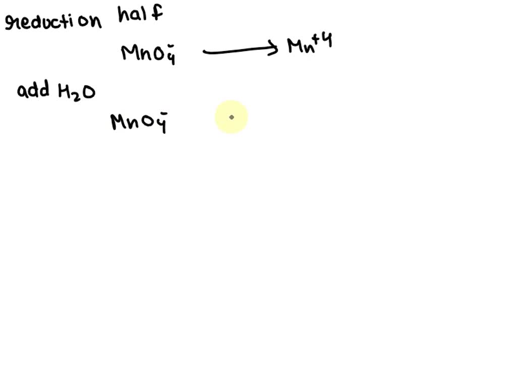 SOLVED: Balance the following reaction in basic medium C2O42- + MnO4 ...